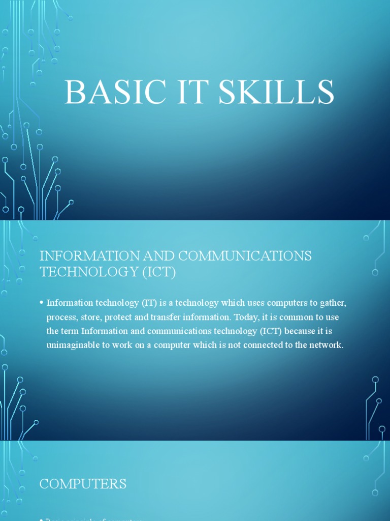 Basic It | PDF | Computer Network | Internet & Web
