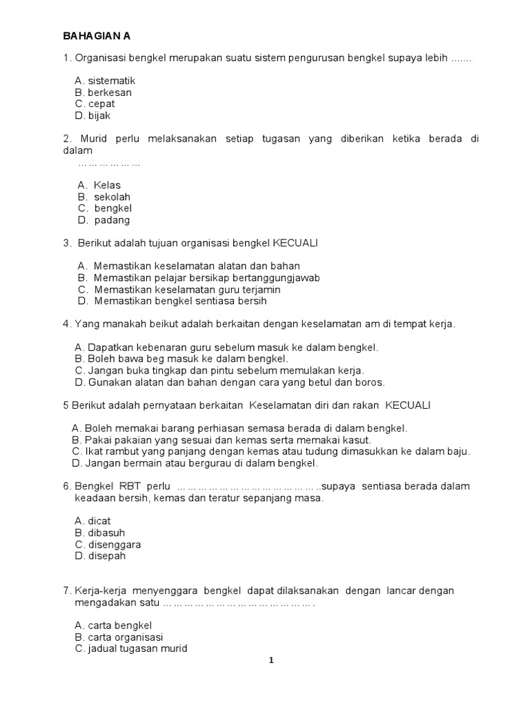 Ujian Diagnostik RBT Tahun 4 | PDF
