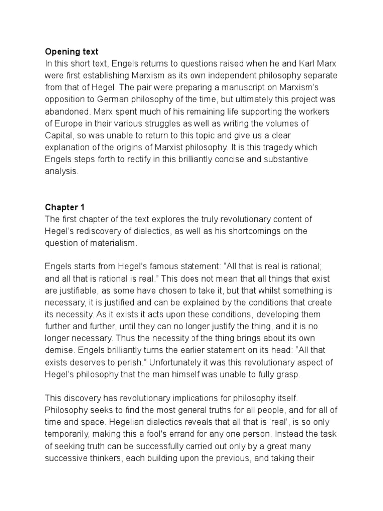 Ludwig Feuerbach Reading Guide | PDF | Materialism | Idealism