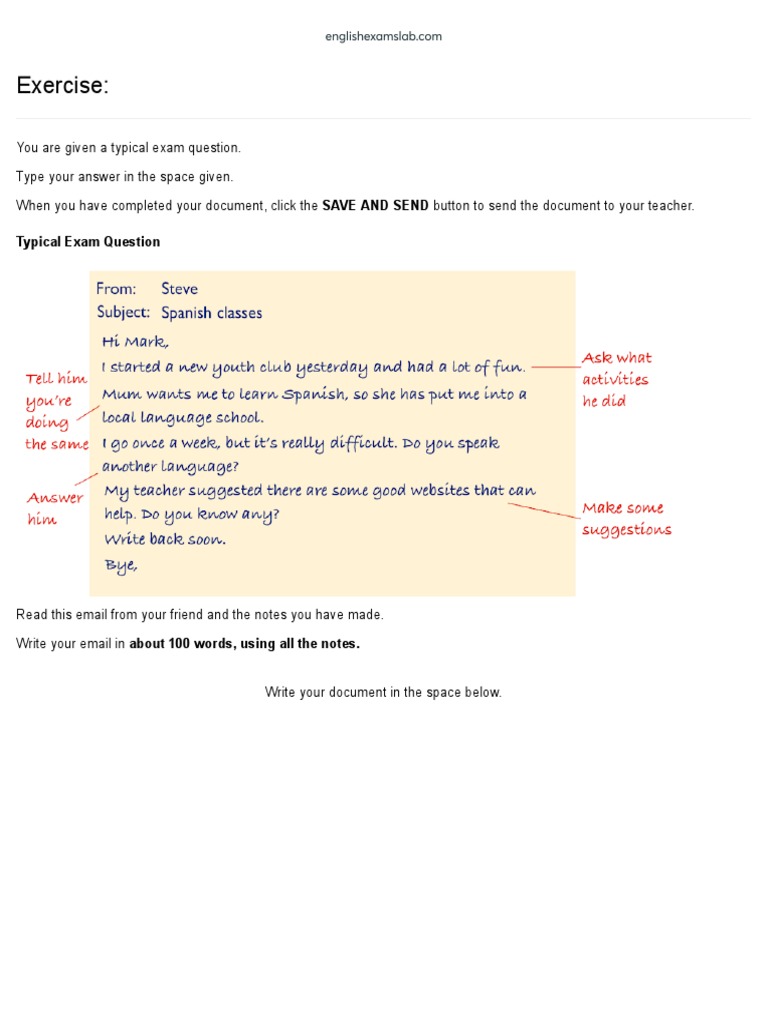 Exercise:: Typical Exam Question | PDF