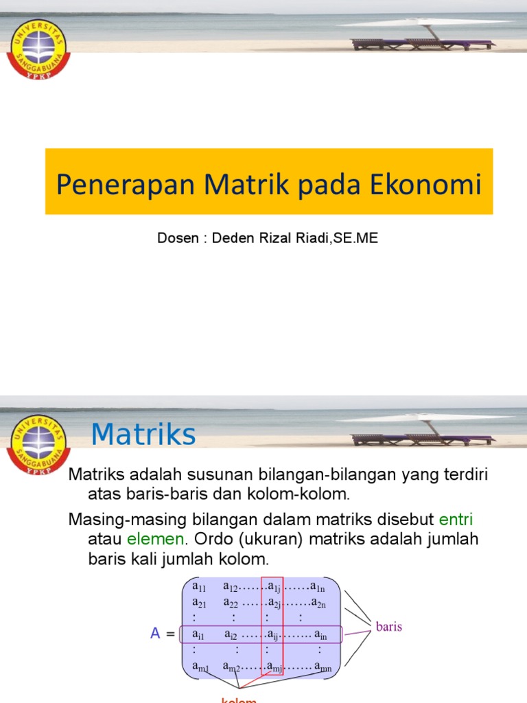 Matrik | PDF