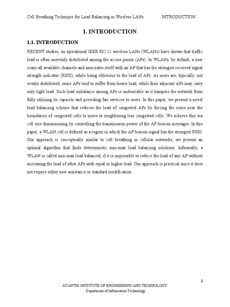 Avanthi Institute of Engineering and Technology Department of Information Technology | PDF | C ...