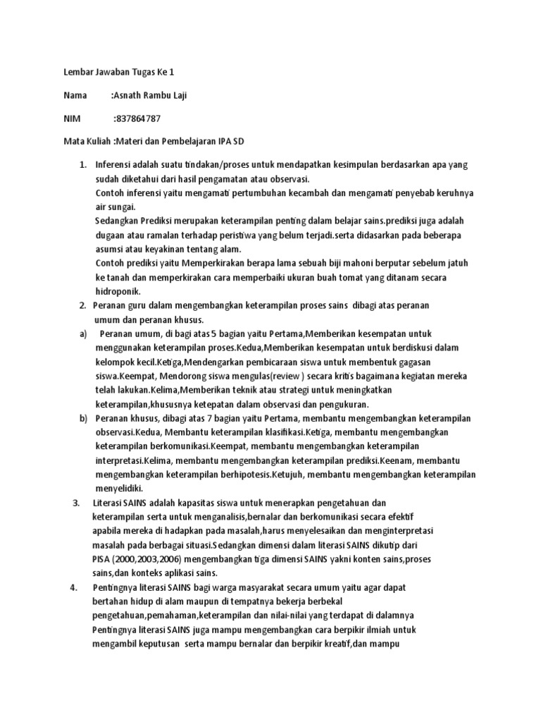 TugasTutorial Ke 1 IPA | PDF