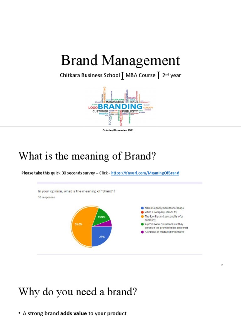 CBS - Module 3 - Brand Management (Part 3 of 12) | PDF | Brand ...