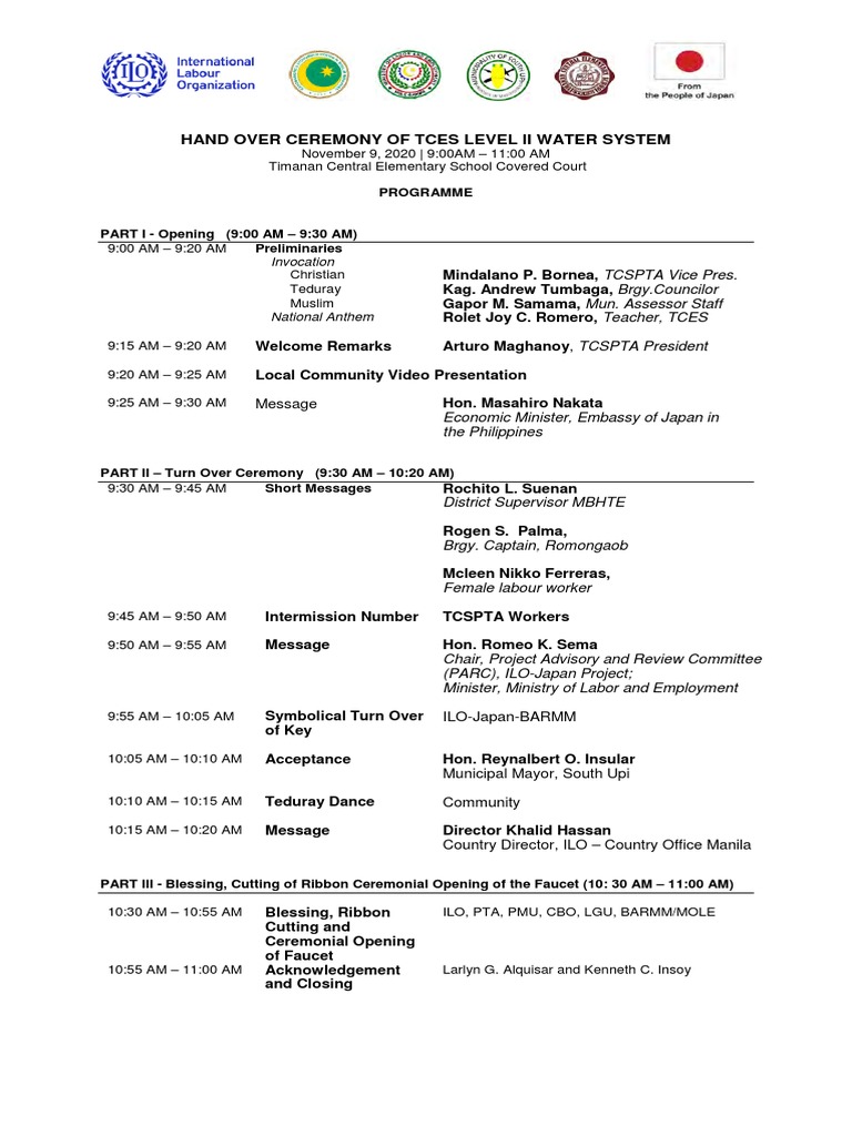 Turn Over Program Sample | PDF