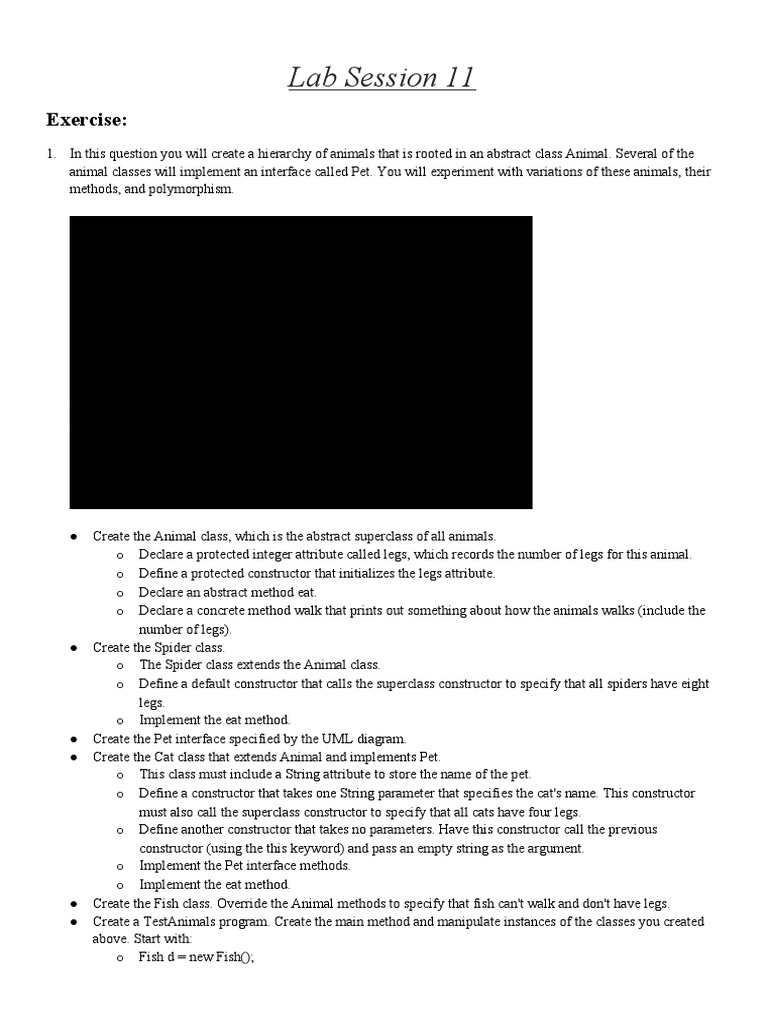 Oop Lab Session 11 Pdf Method Computer Programming Constructor Object Oriented Programming 7234