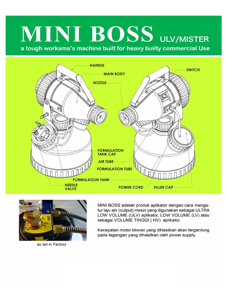 Brosur - MINI BOSS ULV To Share PDF | PDF