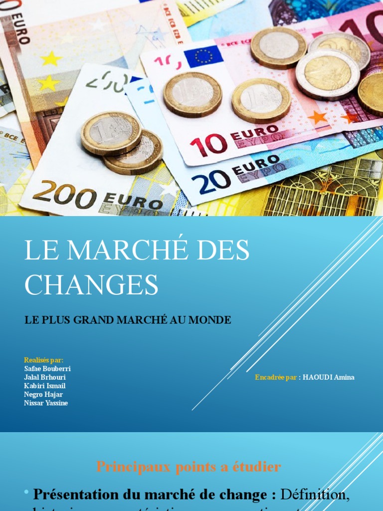 Le Marché Des Changes | PDF | Taux de change | Forex