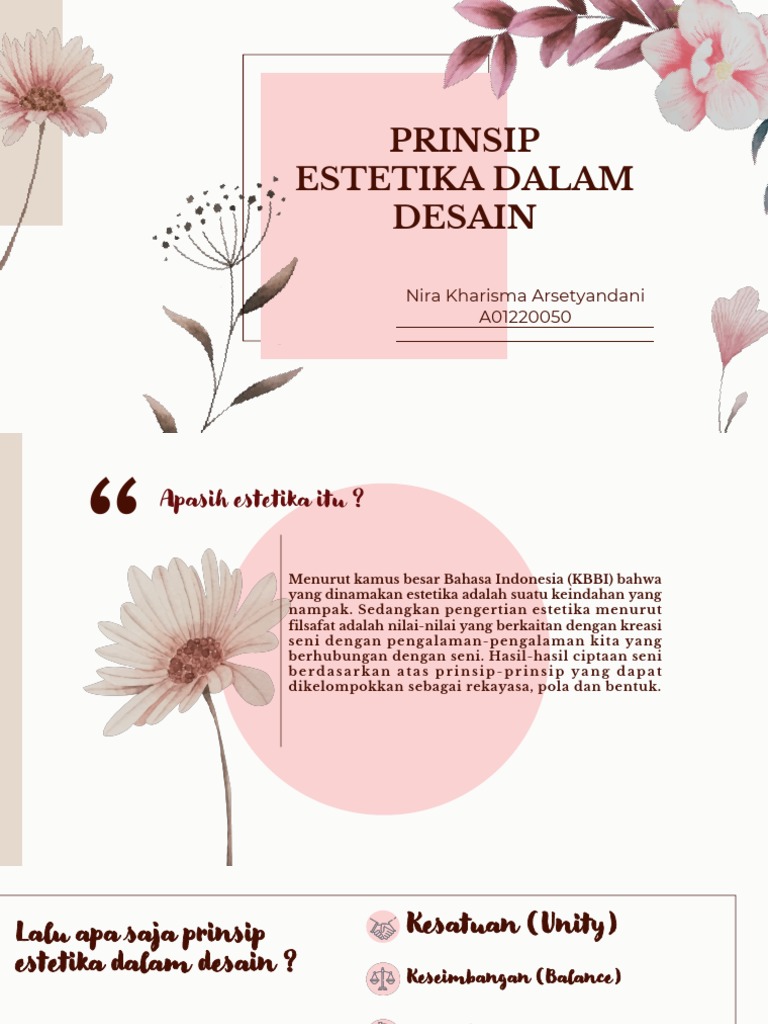 Prinsip Estetika Dalam Desain | PDF