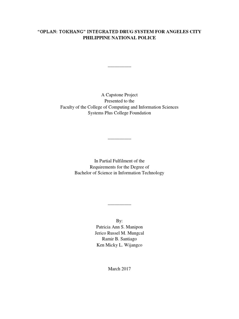 Oplan Tokhang Document v1 | PDF | World Wide Web | Internet & Web