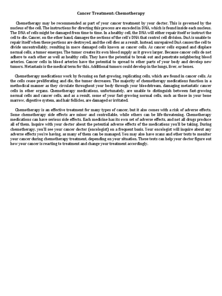 Realization and Reaction Paper | PDF | Cancer | Metastasis