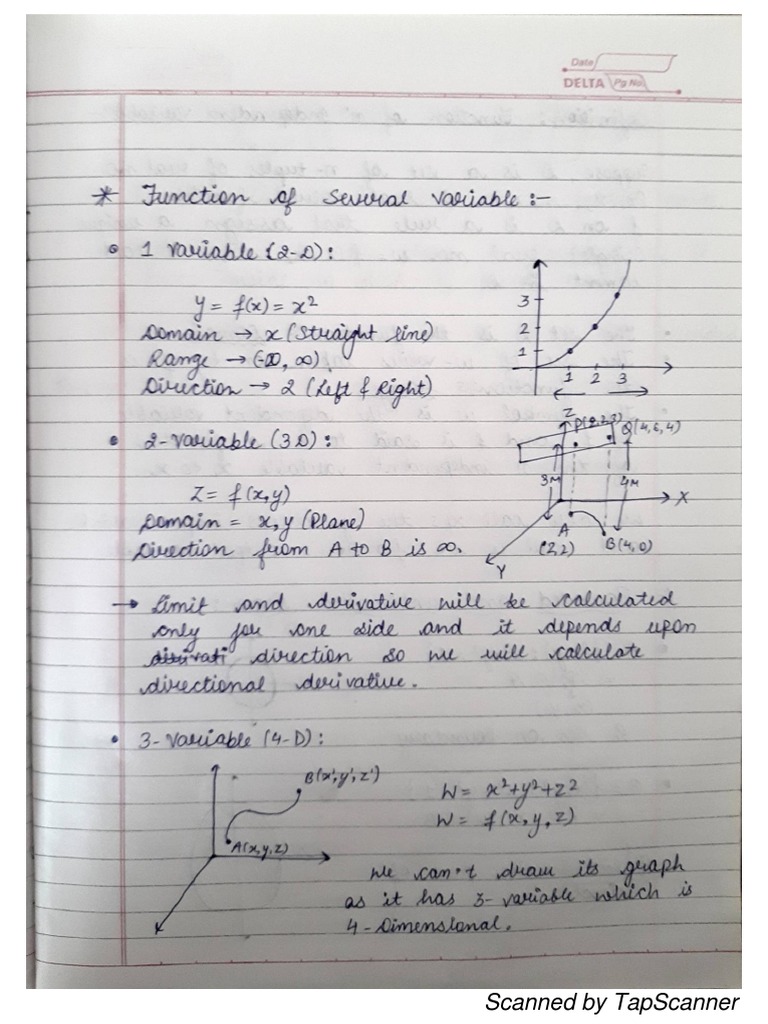 Calculus Notes | PDF