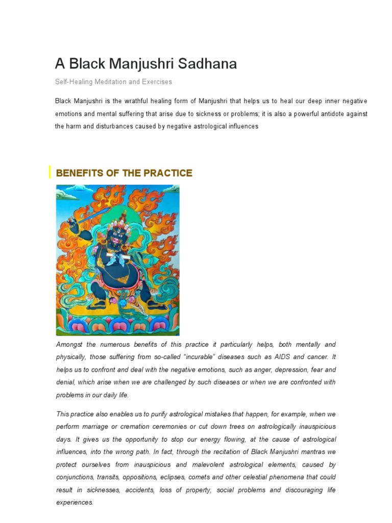 A Self-Healing Meditation and Exercises Using the Wrathful Form of ...