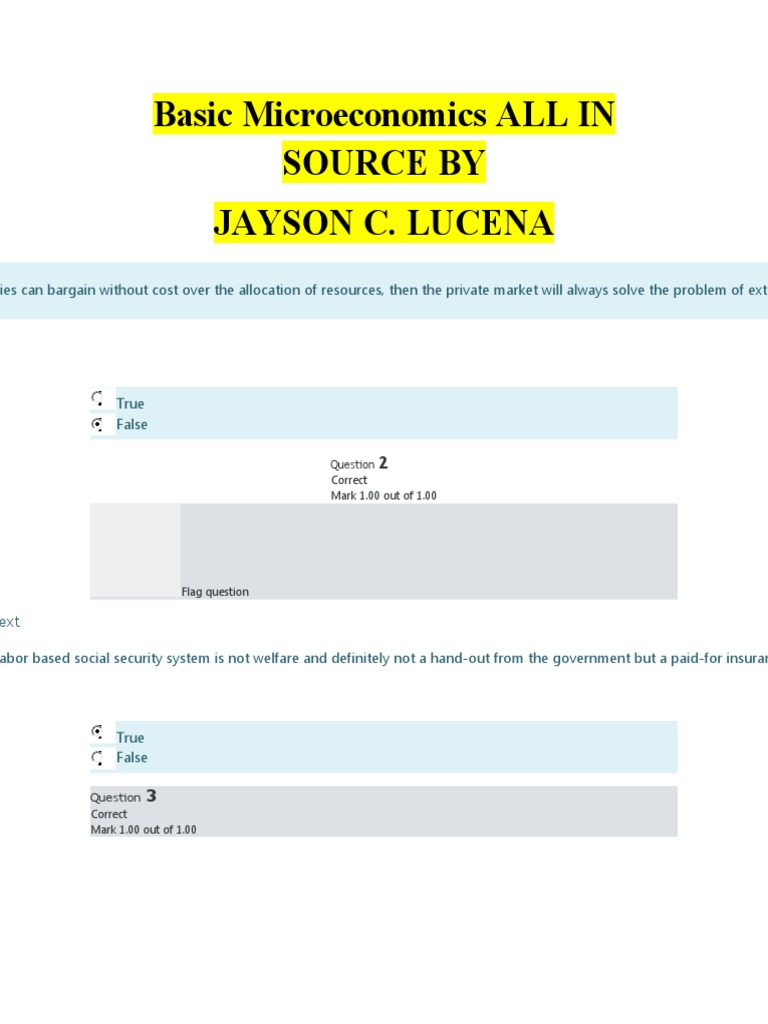 Basic Micro Economics All in Source by Jayson C Lucena | PDF | Economics | Neoclassical Economics