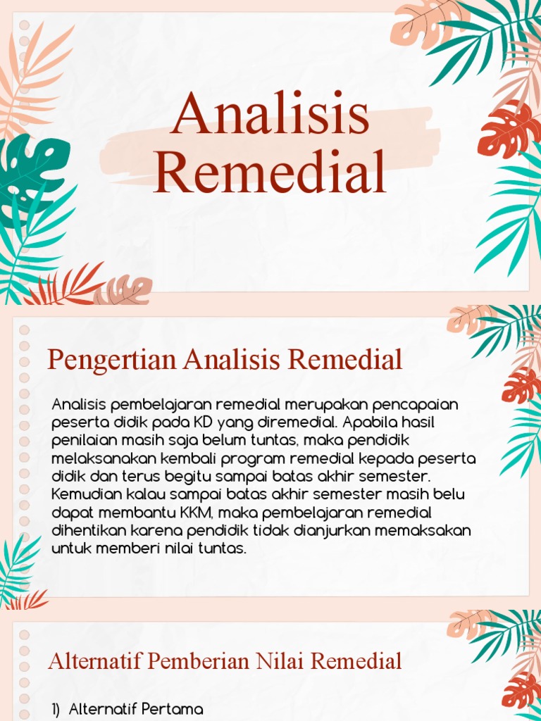 Analisis Remed | PDF