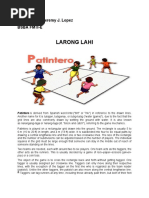 Traditional Games in The Philippines | PDF | Philippines | Leisure