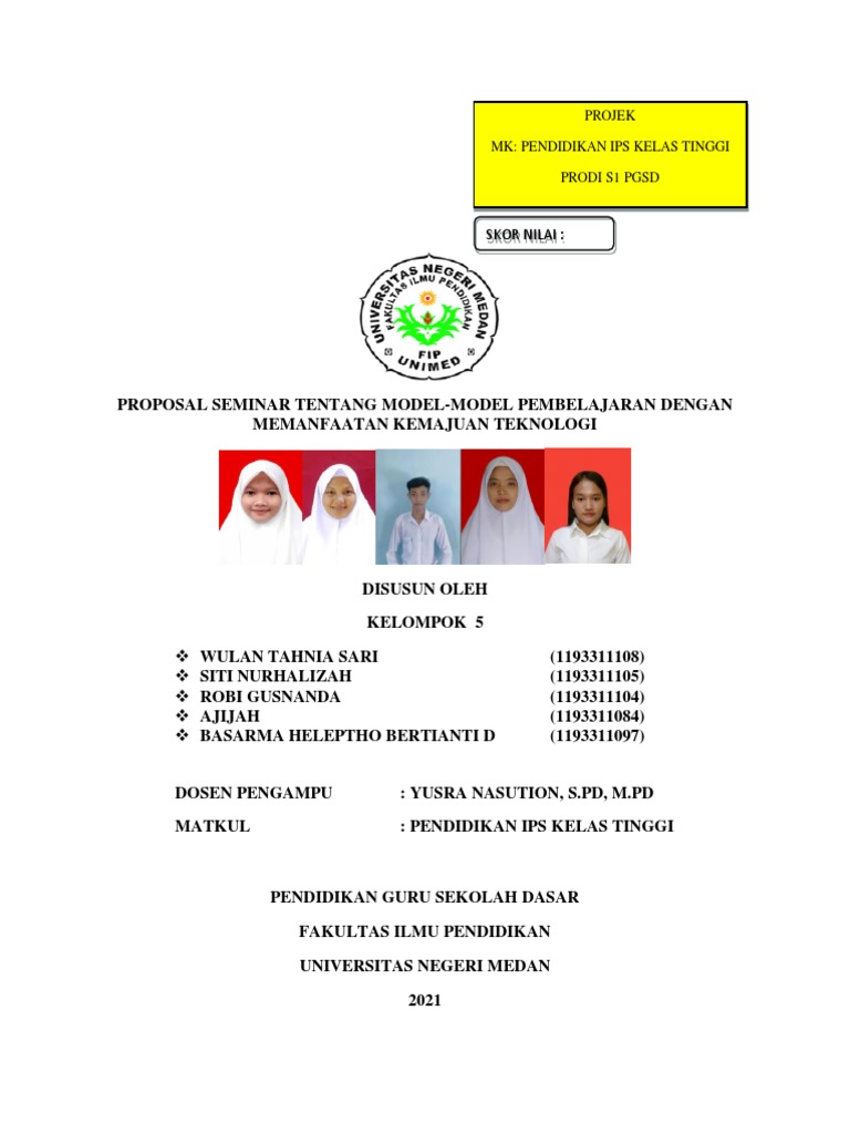 Proposal Seminar Projek Ips Kel 5 | PDF