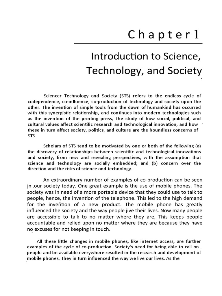 Introduction to STS: Science, Technology and Society | PDF | Science | History Of Science