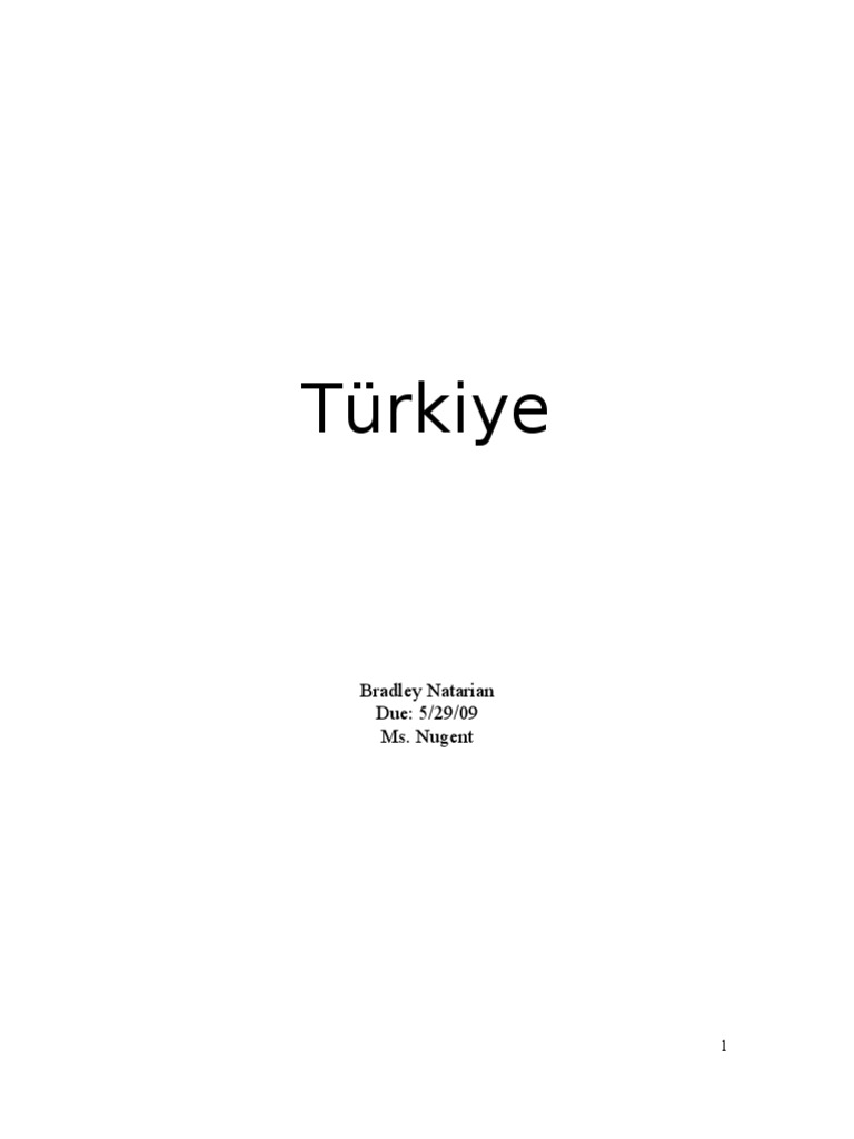 Türkiye Report | PDF | Turkey | Hajj