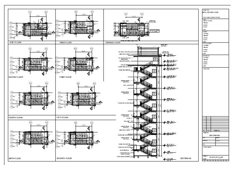 FIre Staircase - 01 | PDF