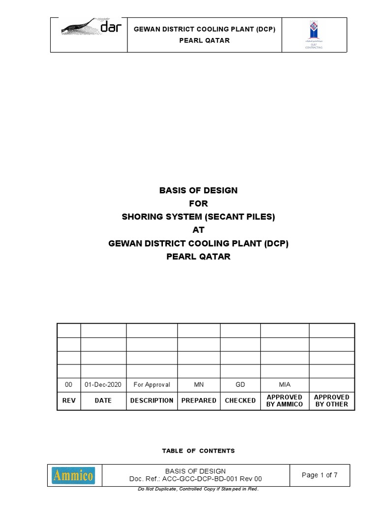Basis of Design | PDF | Deep Foundation | Geotechnical Engineering