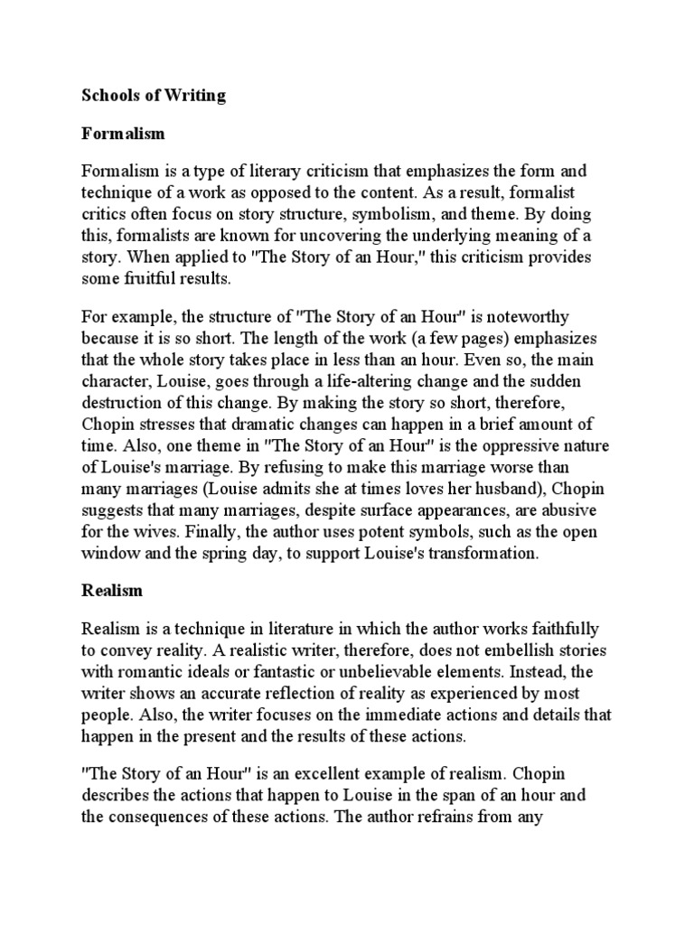 Analysis Story of An Hour | PDF | The Awakening (Chopin Novel)