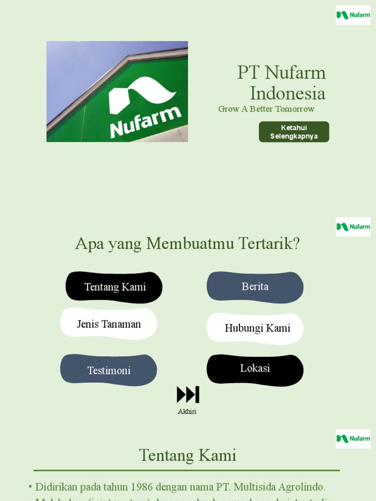PT Nufarm Indonesia | PDF