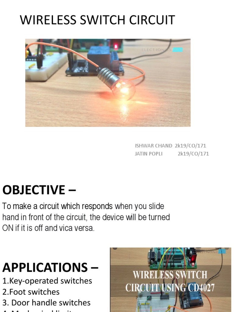 Wireless Switch Circuit Design Guide | PDF
