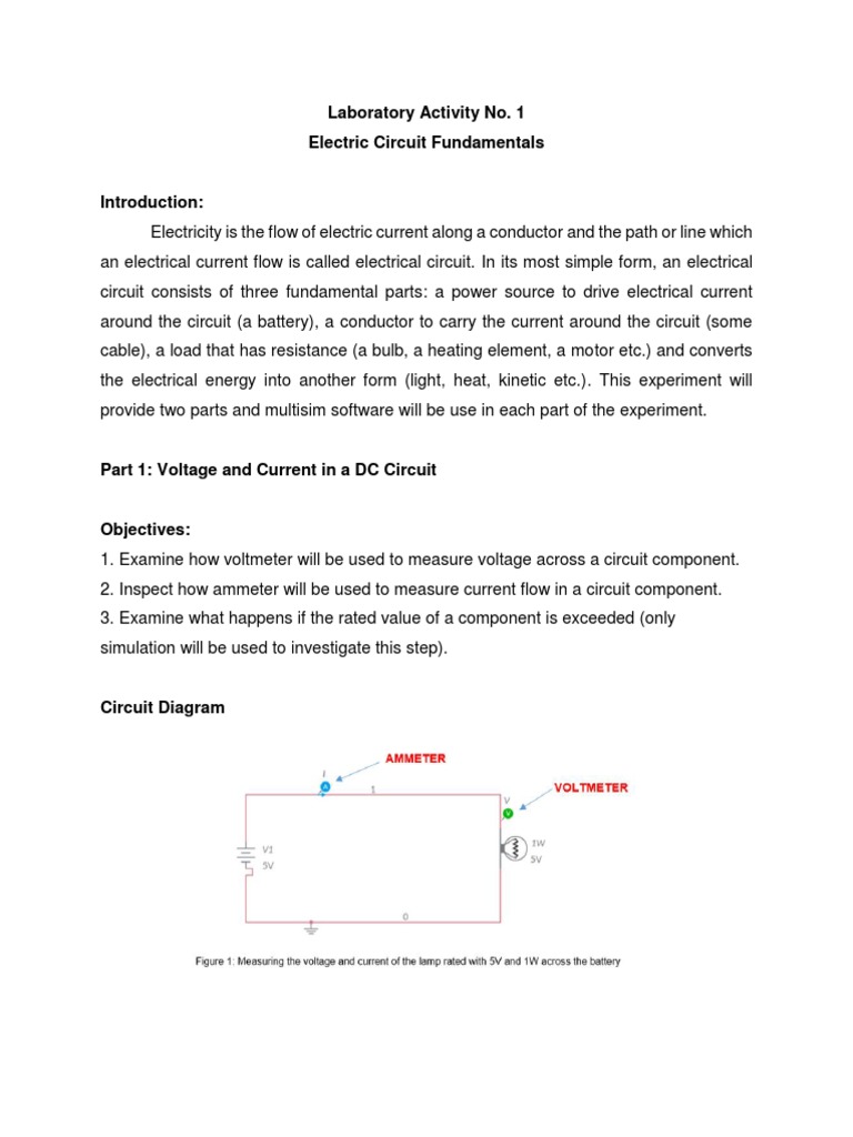 Electric Circuit Fundamentals | PDF | Electrical Network | Electrical ...