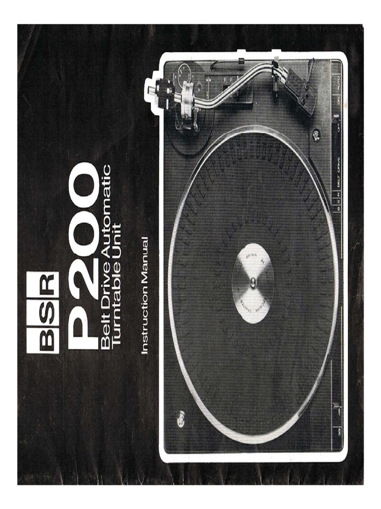 BSR P 200 Owners Manual | PDF