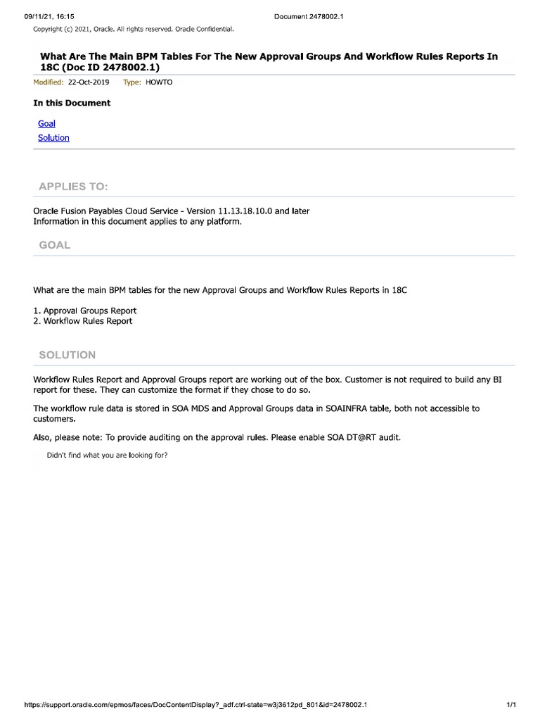 What Are The Main BPM Tables For The New Approval Groups and Workflow ...