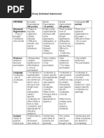 Film Review Rubric | PDF | Cognition | Communication