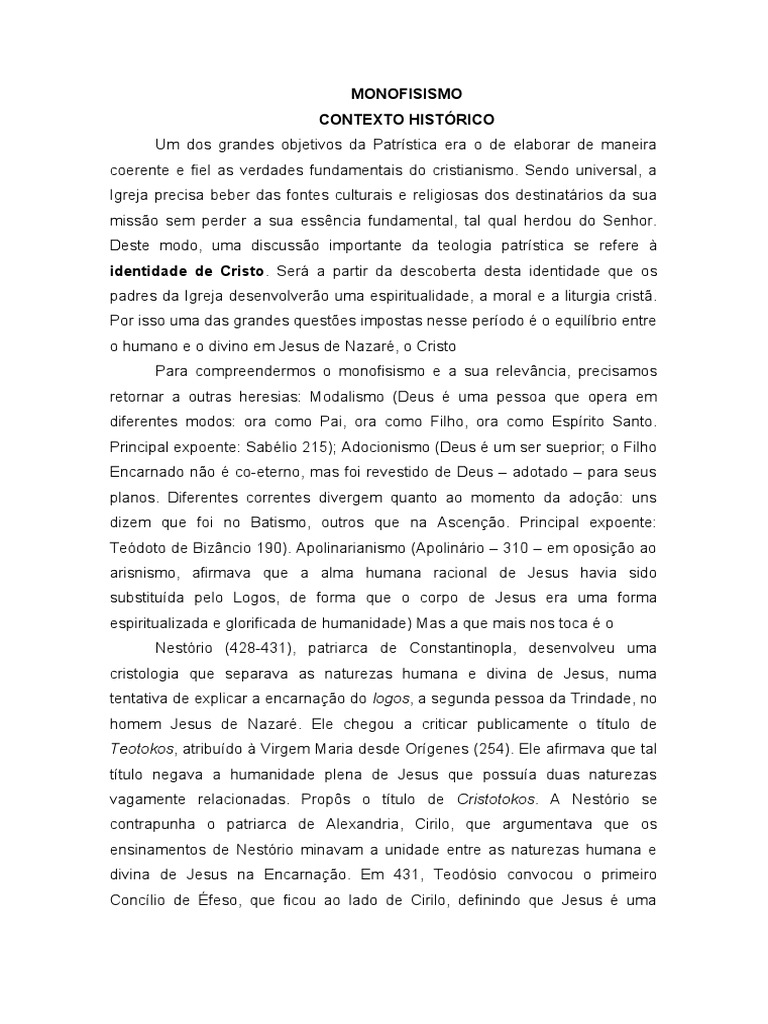 MONOFISISMO | Download grátis PDF | Comportamento e experiência ...