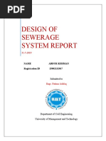 Sewer Design Calculation | PDF | Sanitary Sewer | Chemical Engineering
