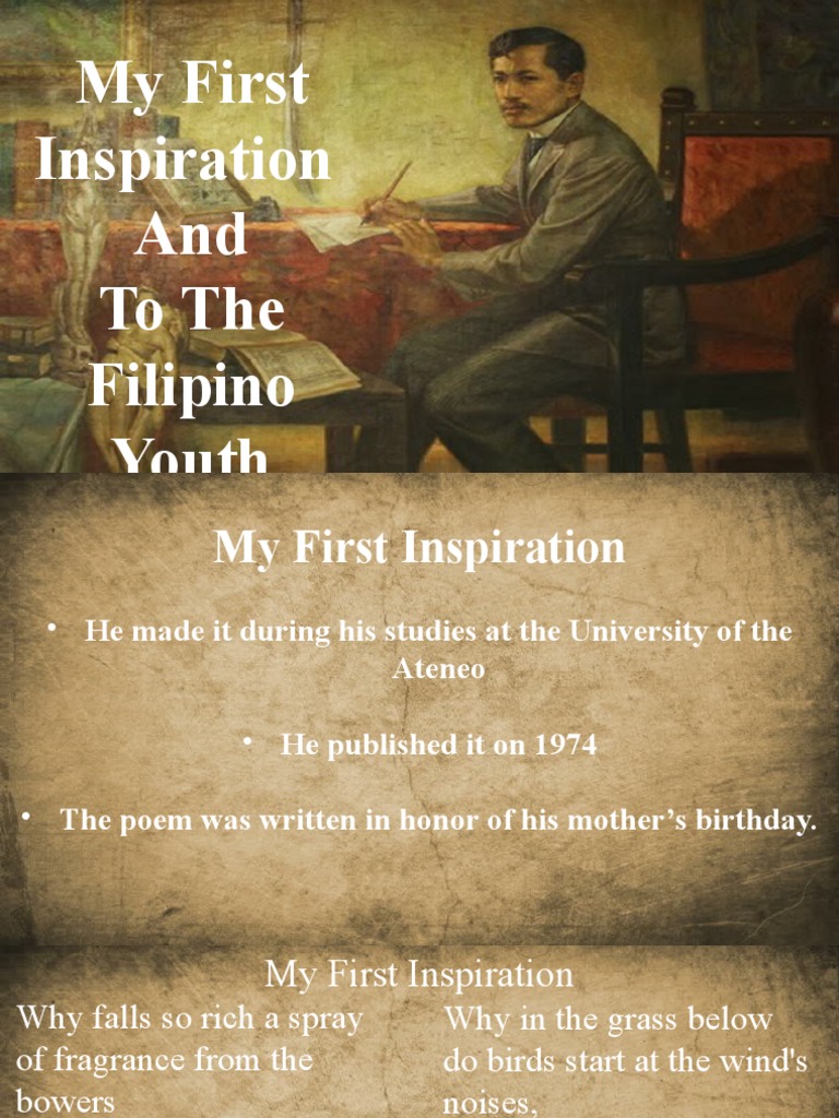 My First Inspiration and To The Filipino Youth | PDF