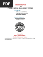 Student Result Management System Project Report | PDF | Software ...