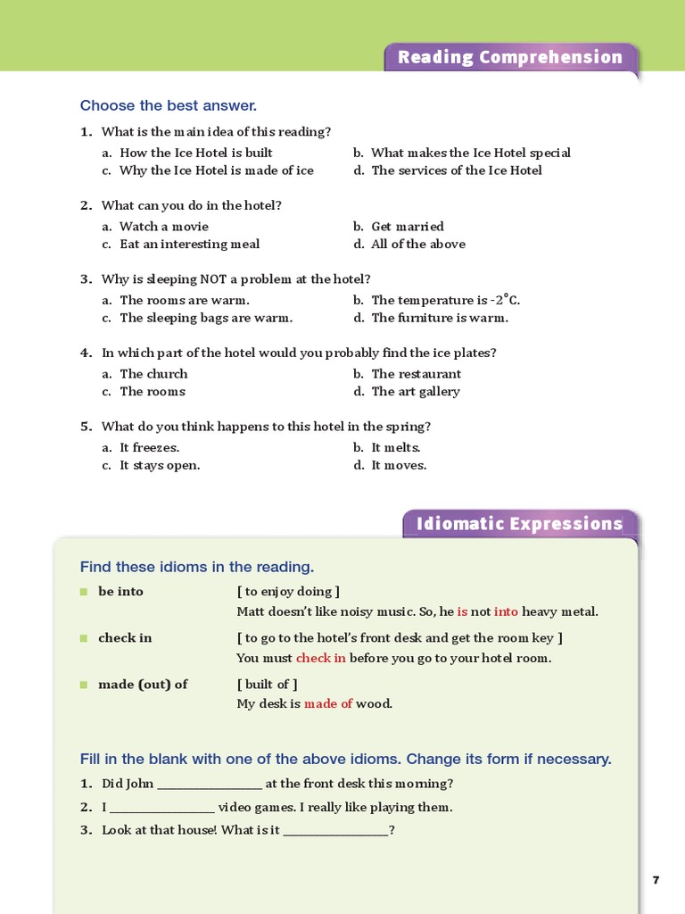 Understanding the Content and Structure of Reading Comprehension ...