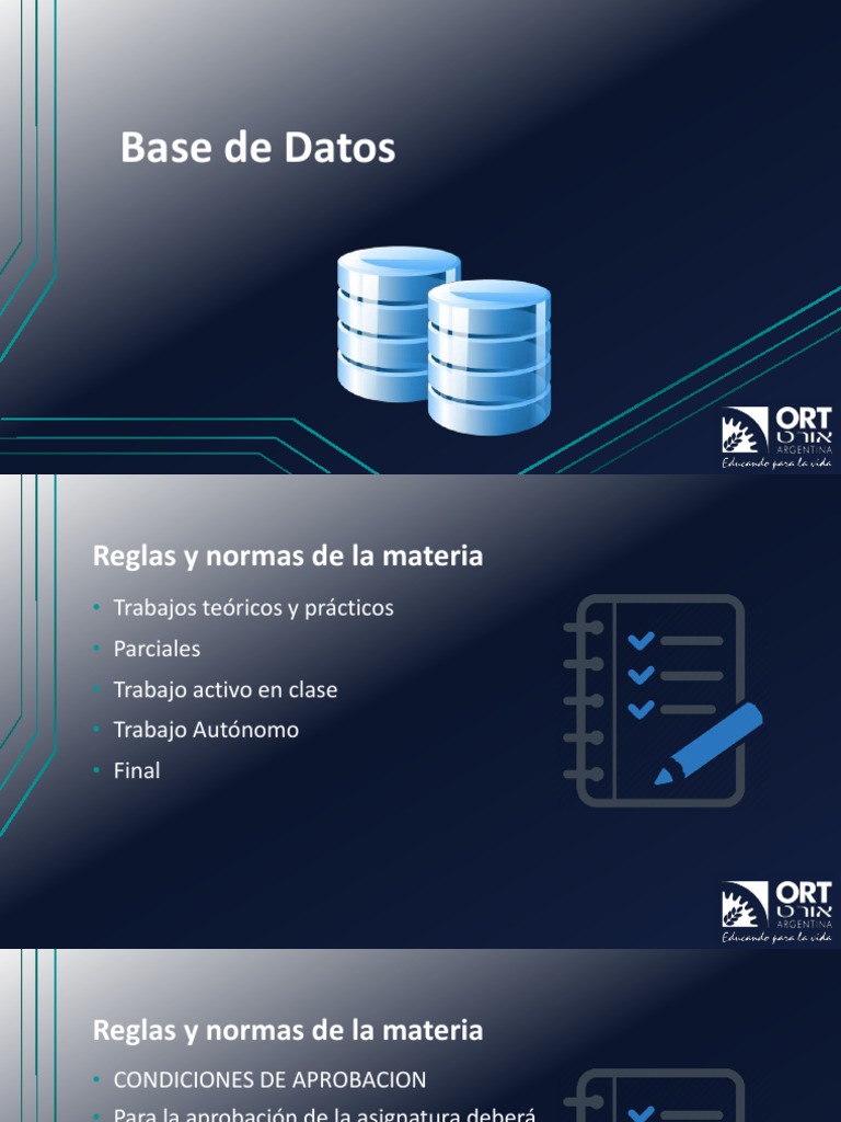 Introduccion Base de Datos | PDF | Bases de datos | Archivo de computadora