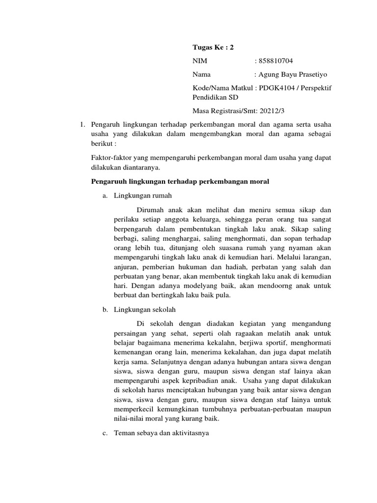 3a Tt2 Pdgk4104 Agungbayuprasetiyo | PDF