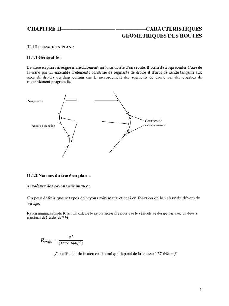Chapitre II Tracé en Plan 18 - 19 | PDF | Objets géométriques ...