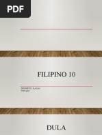 Kolokasyon Filipino 10 | PDF