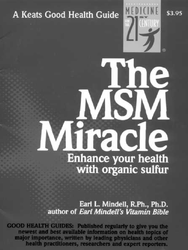 The MSM Miracle | PDF | Cysteine | Methionine