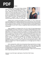 Bionote Example Tagalog | PDF