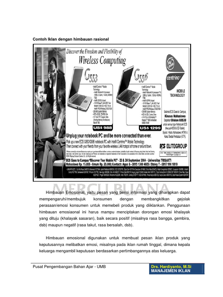 Adoc - Pub - Contoh Iklan Dengan Himbauan Rasional | PDF | Karier ...