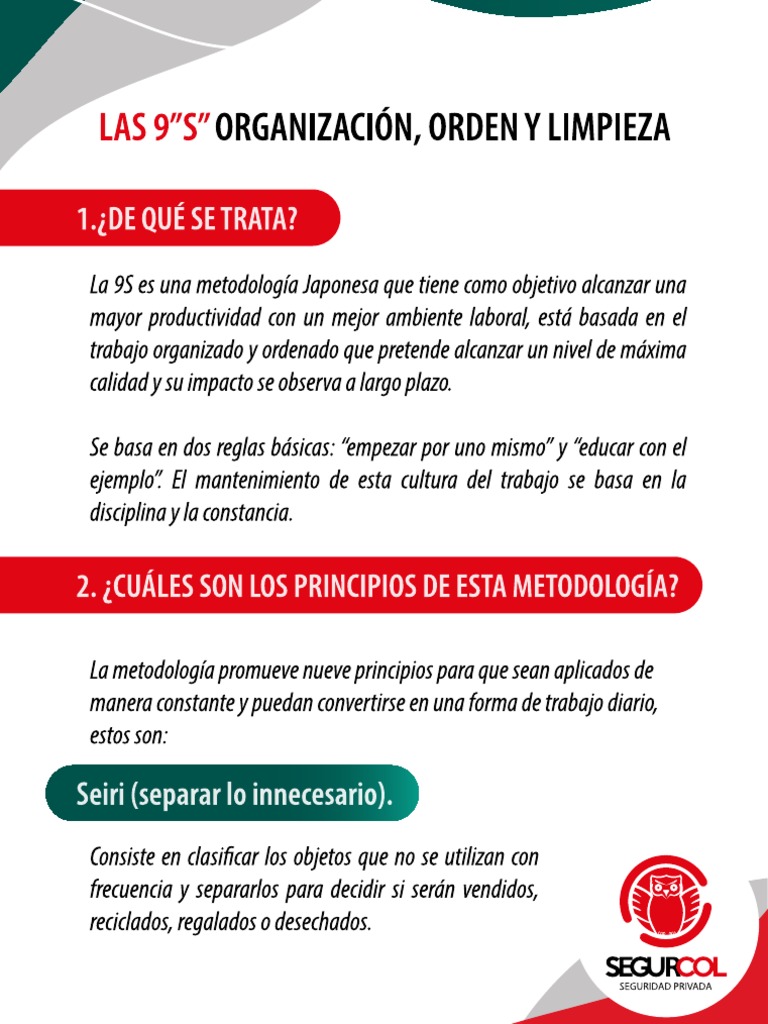 Cartilla Las 9 S | PDF