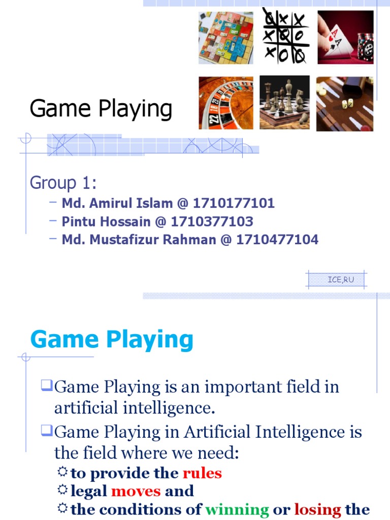 Group 1 Presentation Final | PDF | Competitive Games | Traditional Games