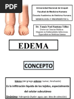 Sindrome Edematoso | PDF | Edema | Especialidades Medicas