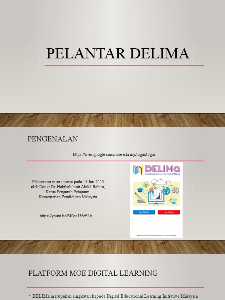 Pelantar DELIMa | PDF