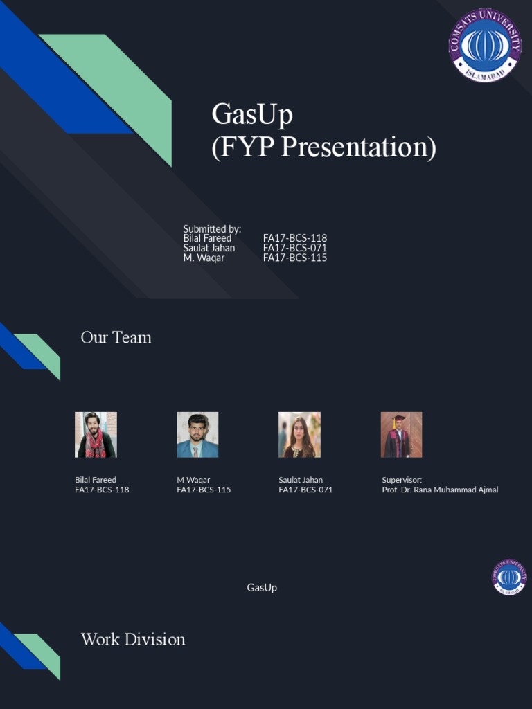 GasUp (FYP Presentation) | PDF | Web Application | Mobile App