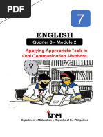 English: Quarter 2 - Module 7: Linear and Non-Linear Texts | PDF ...